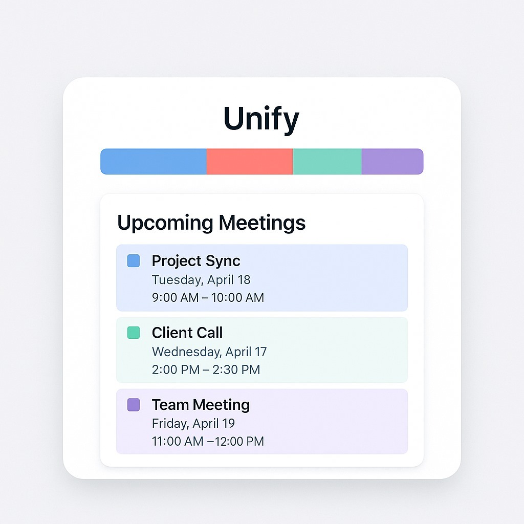 One Calendar AI – End Calendar Chaos